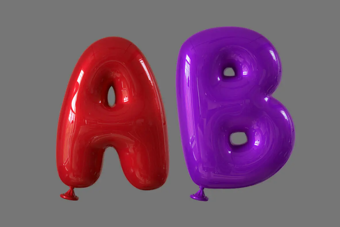 Happy Balloons SVG Font - YouWorkForThem