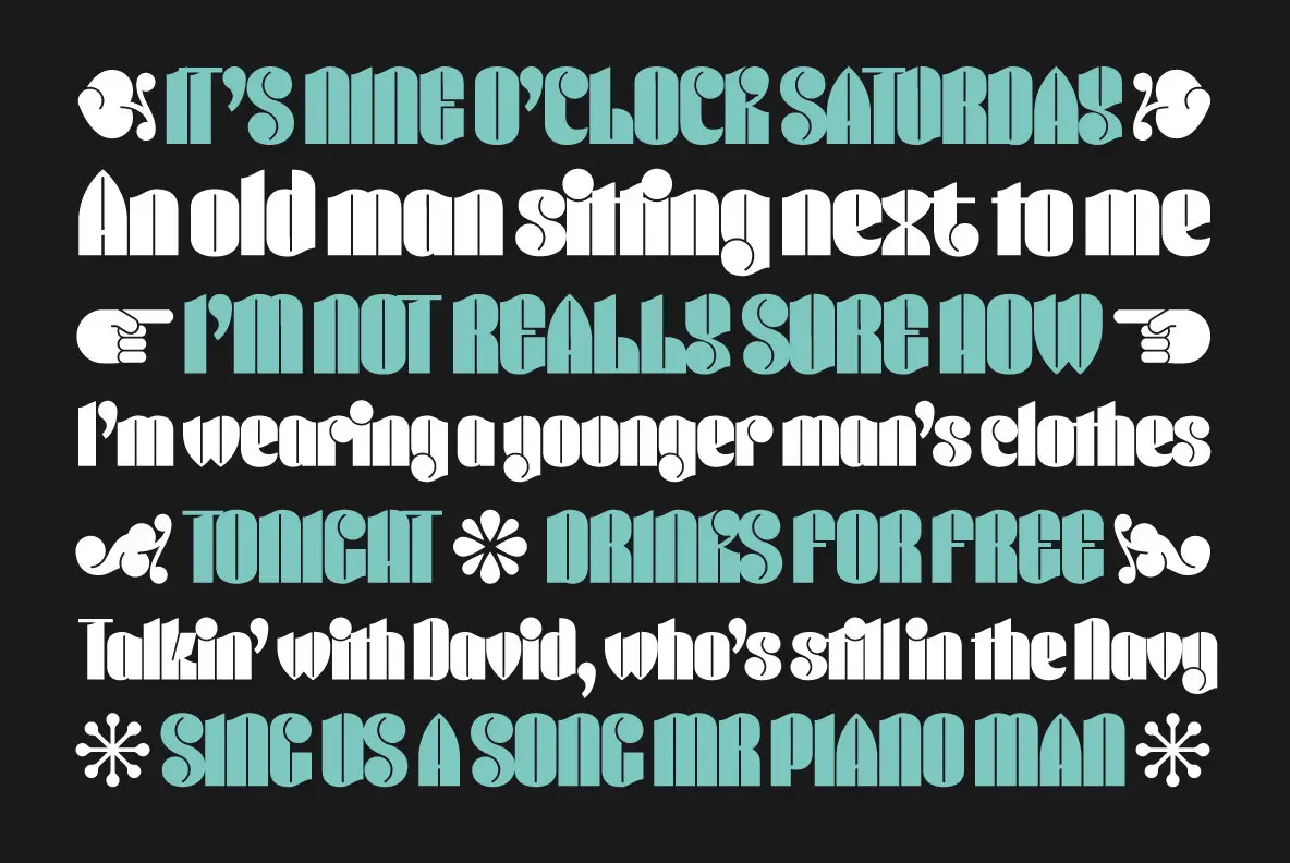 Conica Font - YouWorkForThem