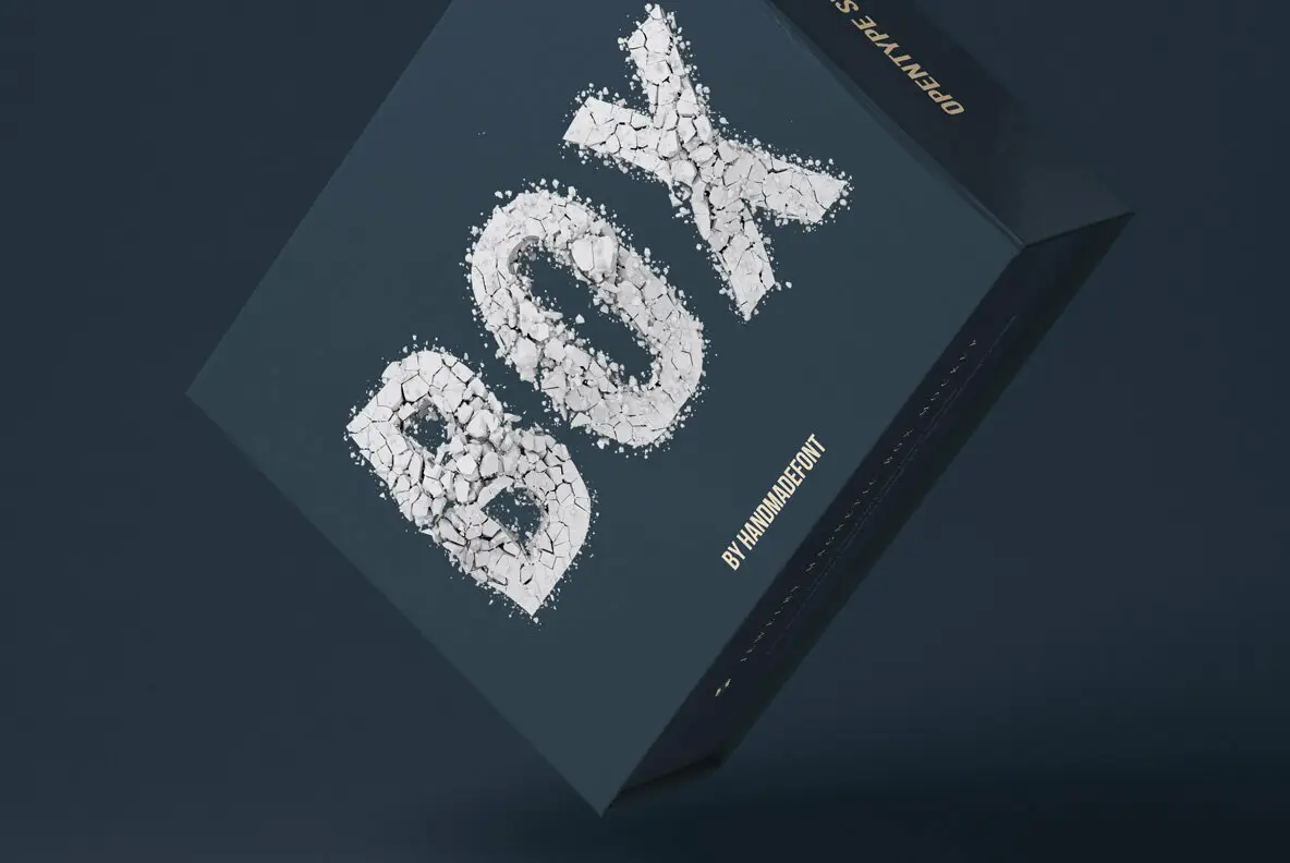 Particle Rock SVG Font Font - FontPath