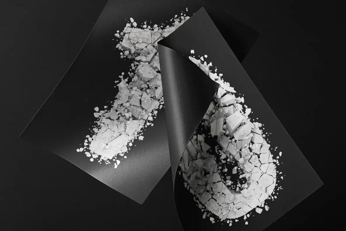 Particle Rock SVG Font - YouWorkForThem