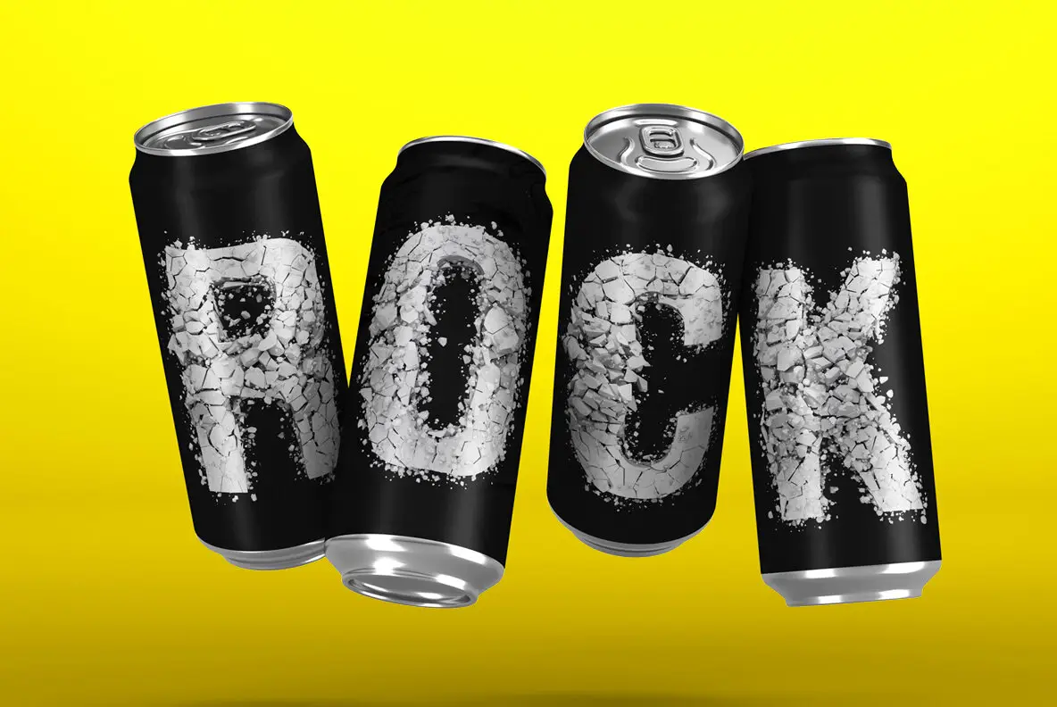 Particle Rock SVG Font Font - FontPath