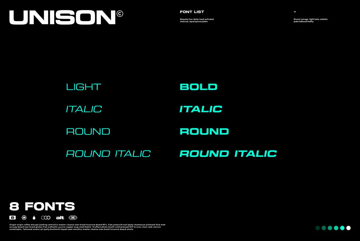Unison Pro Font - YouWorkForThem
