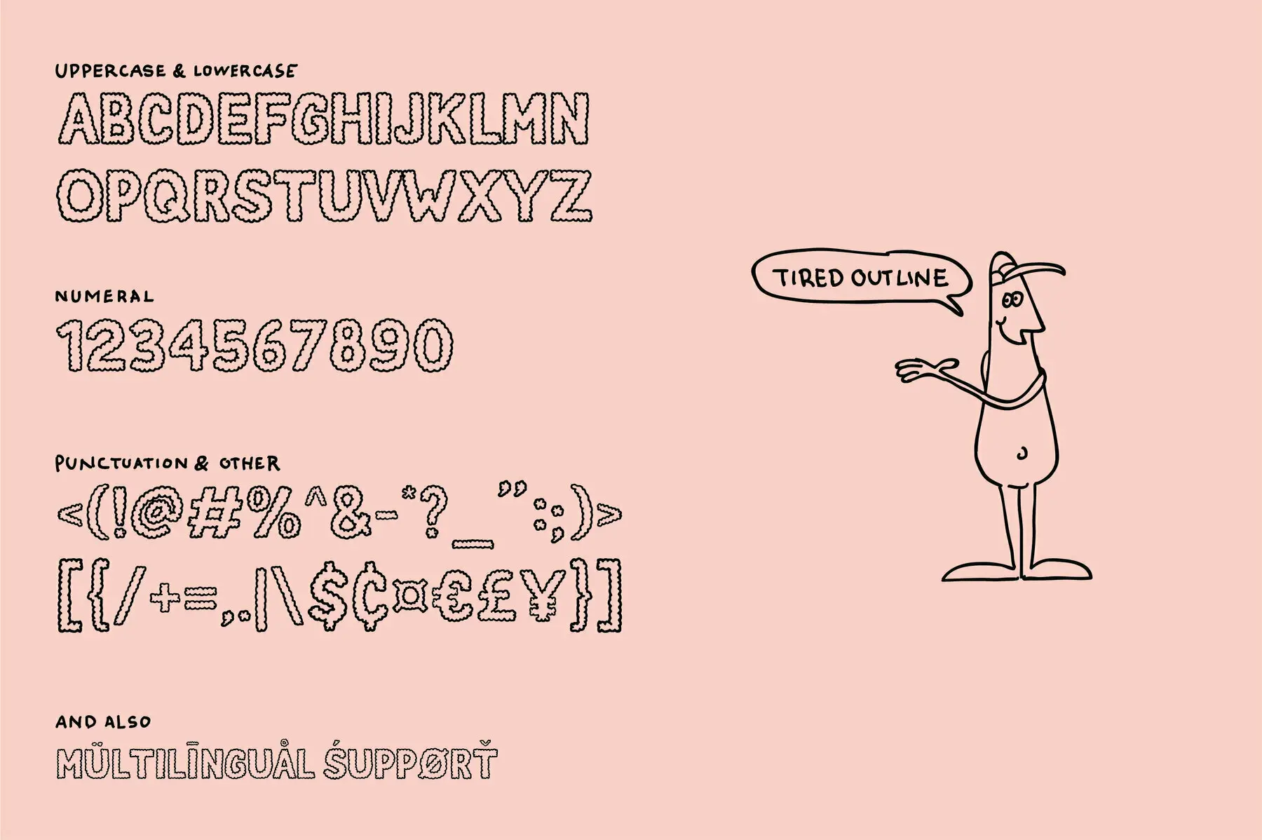 Tired Font - YouWorkForThem