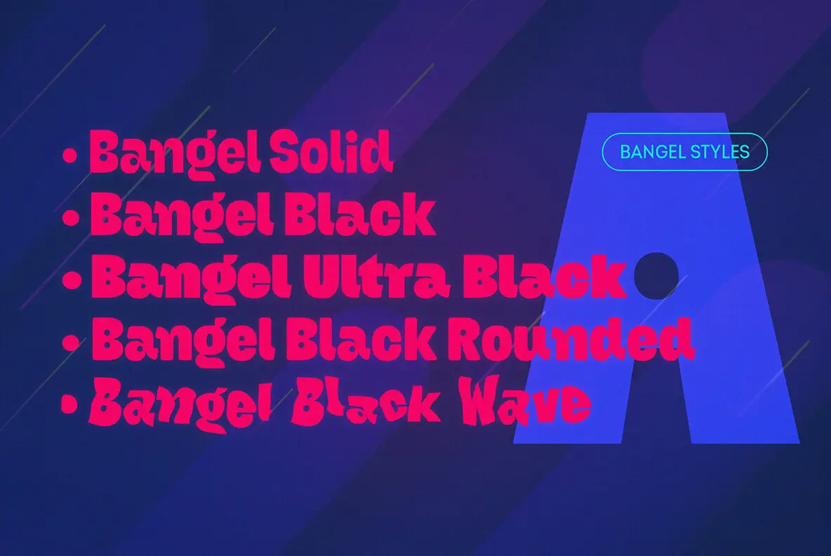 Bangel Font - YouWorkForThem