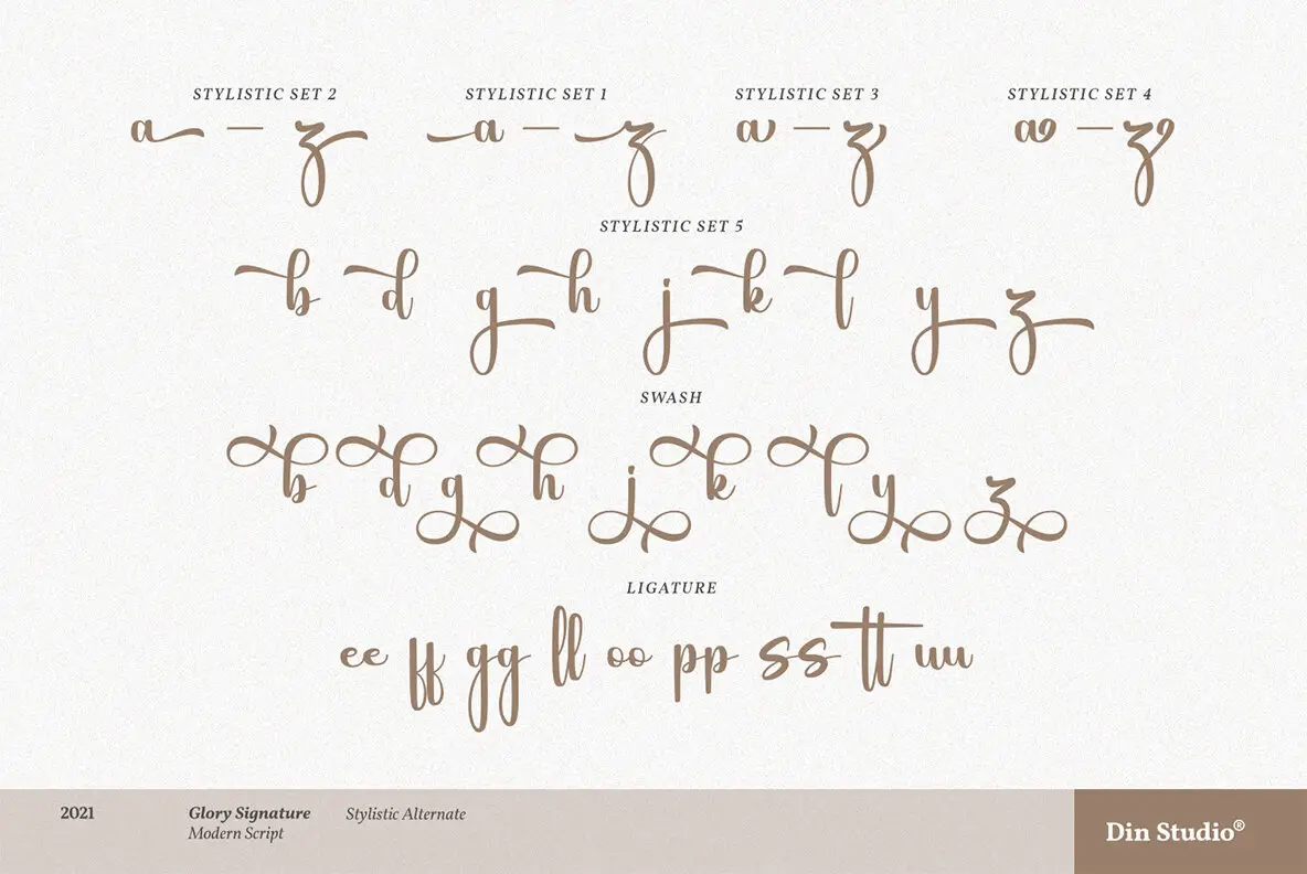 Glory Signature Font - FontPath