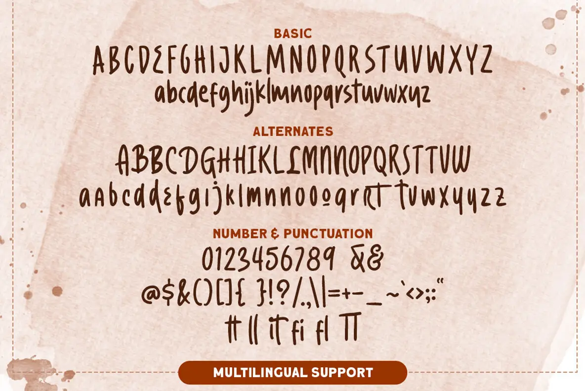 Caramel Chestnut Font - YouWorkForThem
