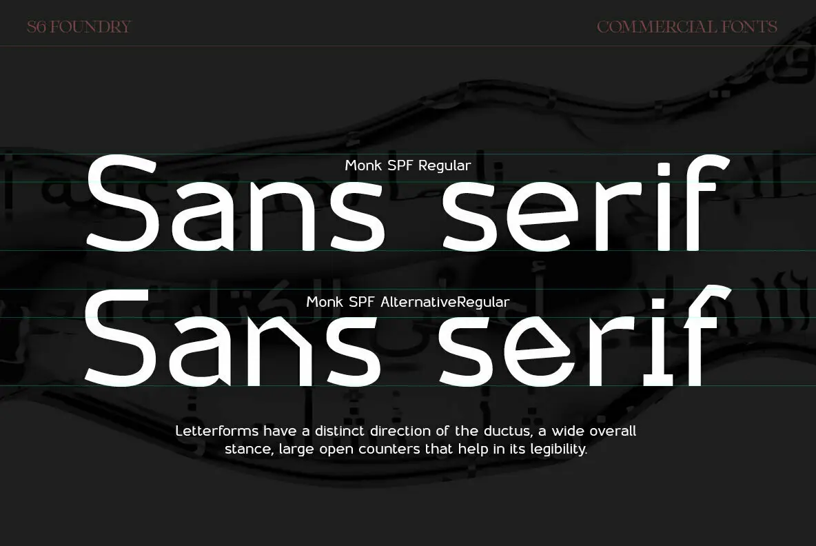 Monk SPF Font - YouWorkForThem