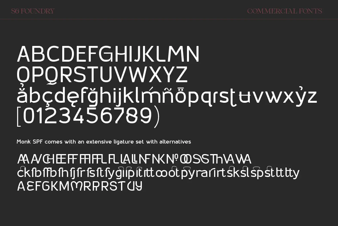 Monk SPF Font - YouWorkForThem