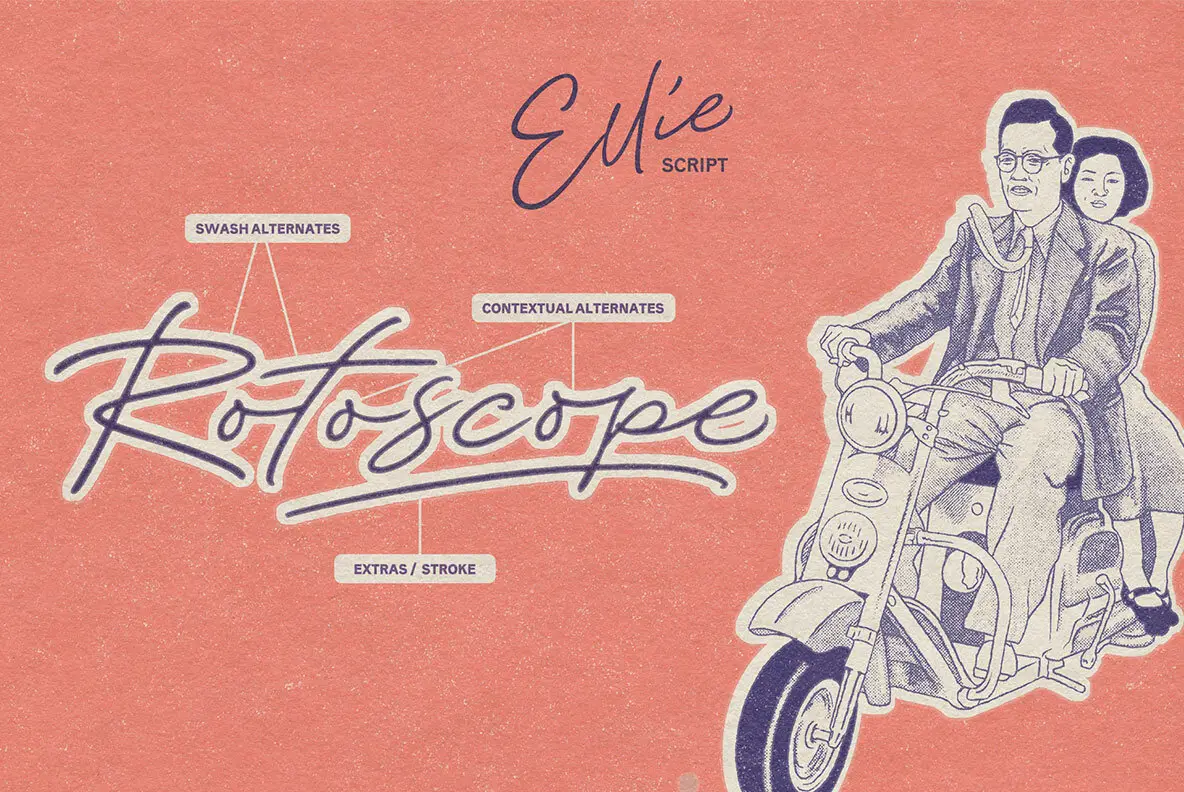Ellie Script Font - YouWorkForThem