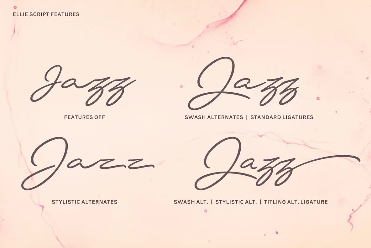 Ellie Script Font - YouWorkForThem