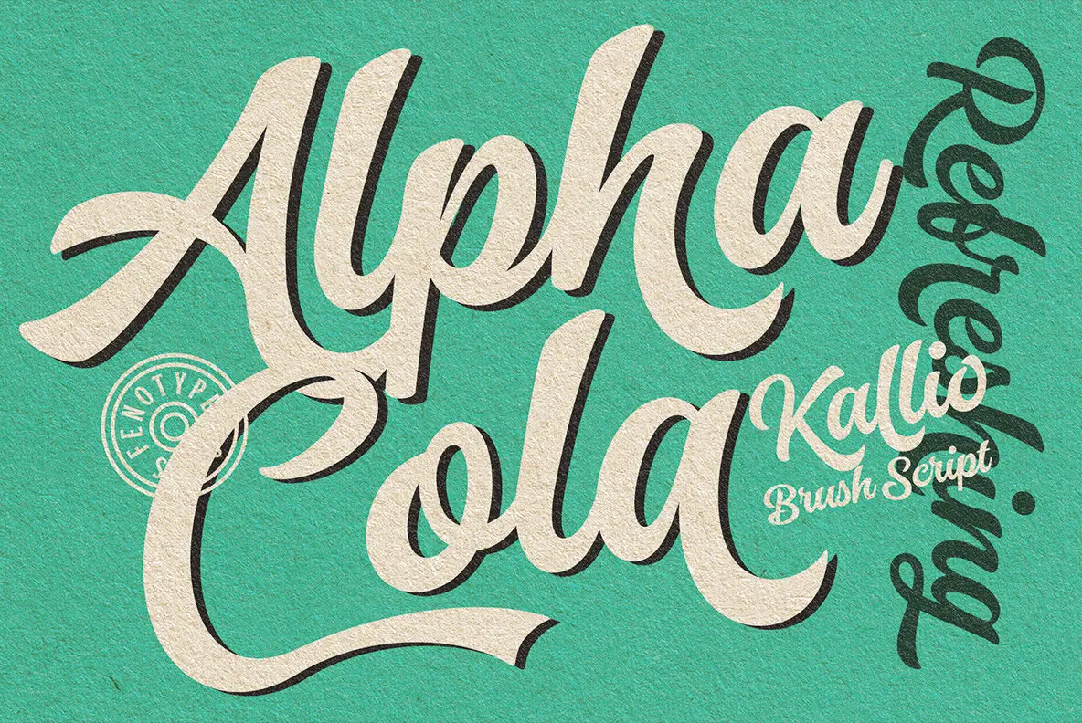 Kallio Brush Font - YouWorkForThem