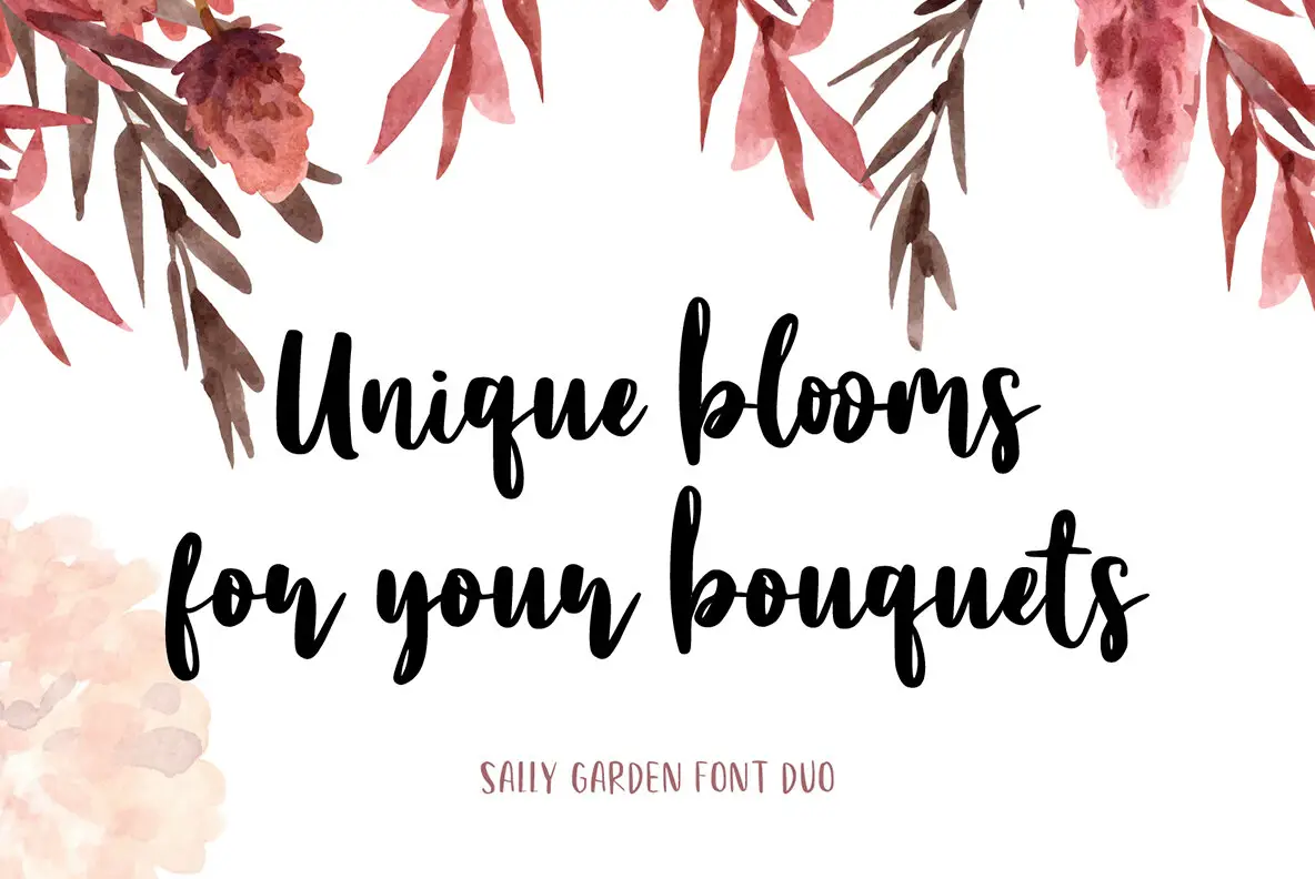 Sally Garden Font - FontPath