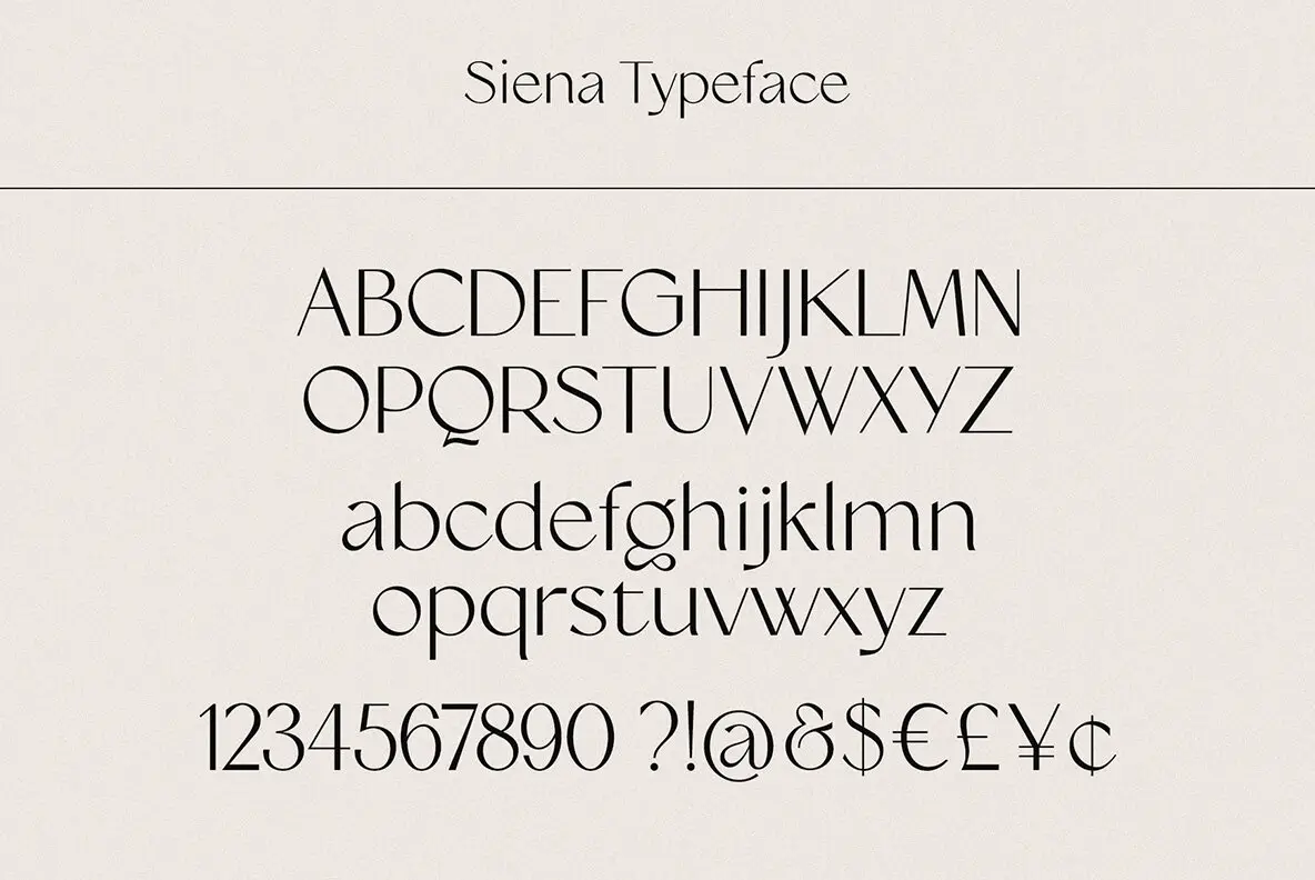 Siena Font - YouWorkForThem