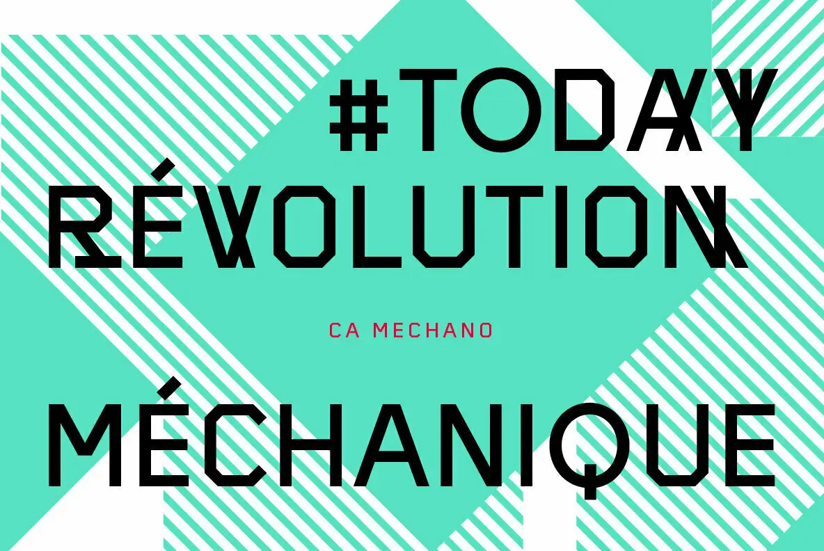 CA Mechano Font - YouWorkForThem