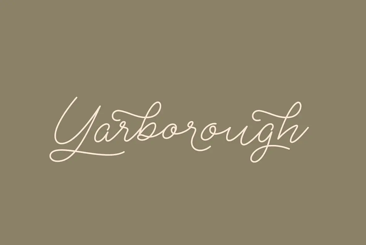 Shaker Script Font - YouWorkForThem