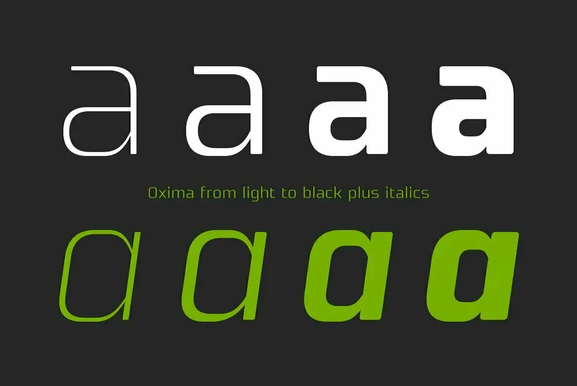Oxima Font - YouWorkForThem
