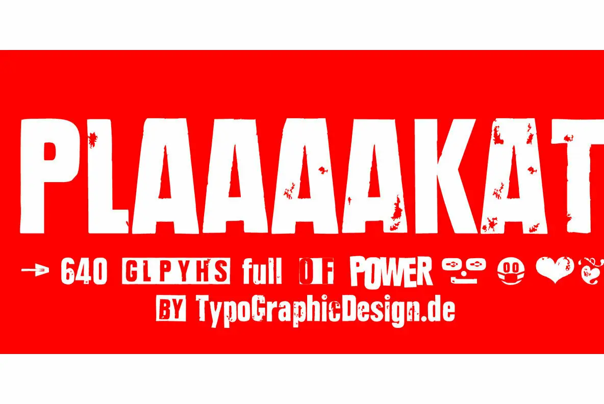 PLAKAT Wood Font - FontPath