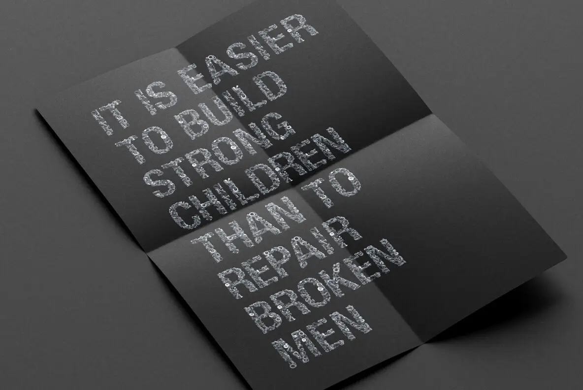 Nuts and Bolts SVG Font Font - FontPath