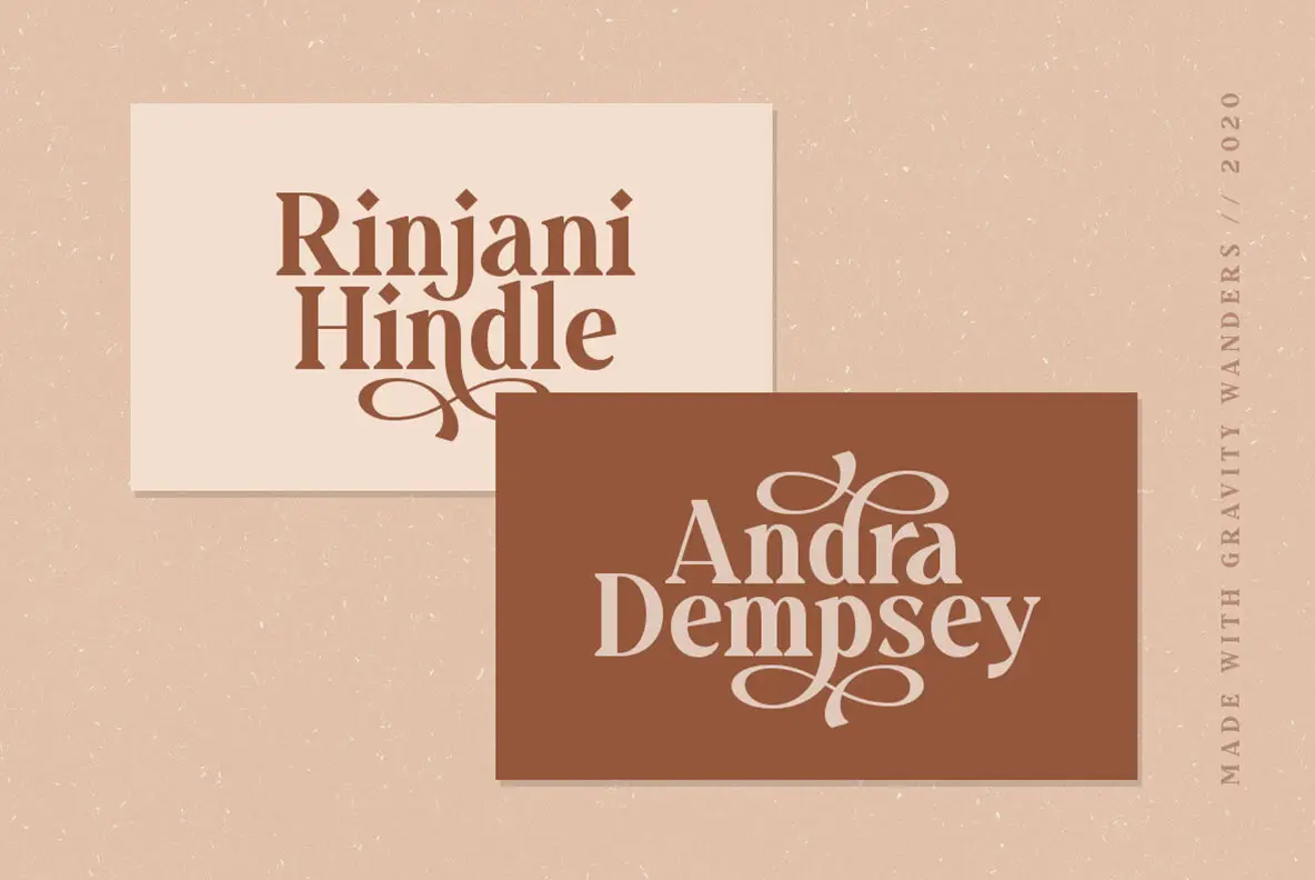 Gravity Wanders Font - YouWorkForThem
