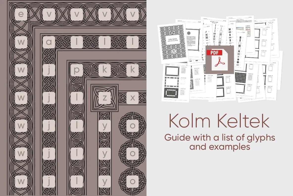 Kolm Keltek Font - FontPath