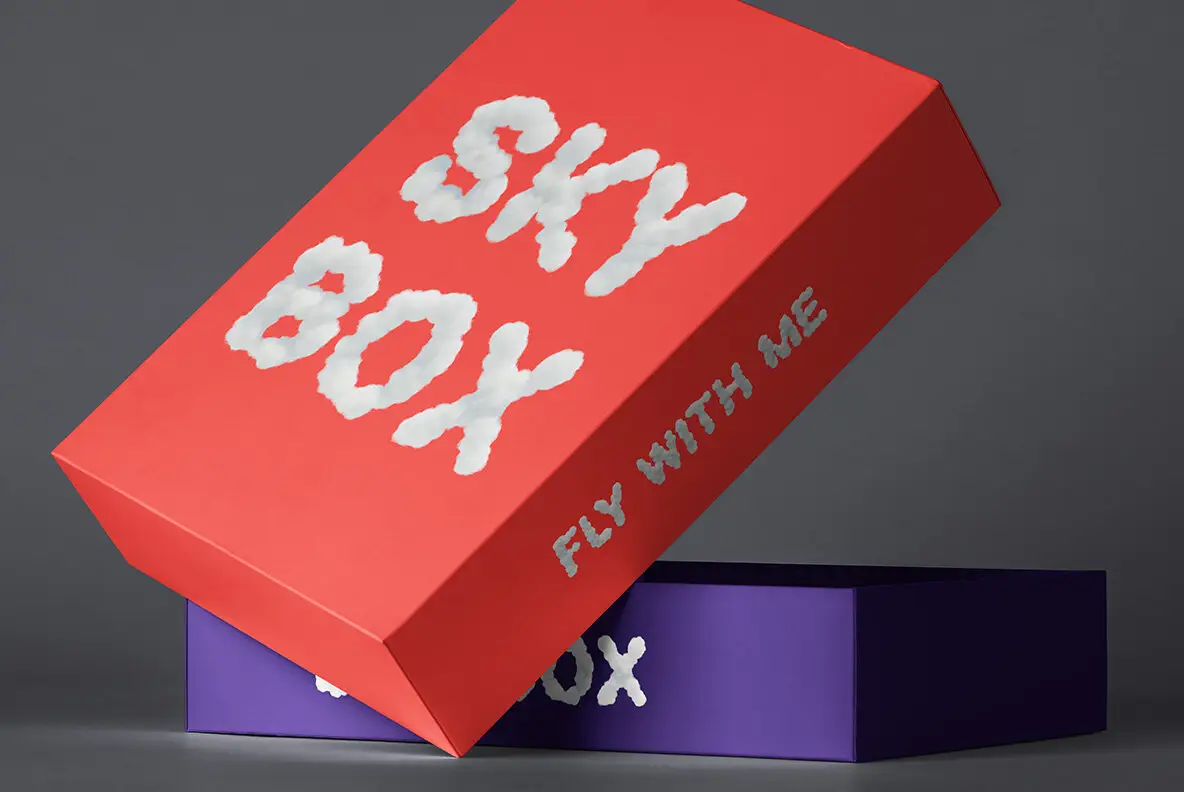 White Clouds SVG Font - YouWorkForThem