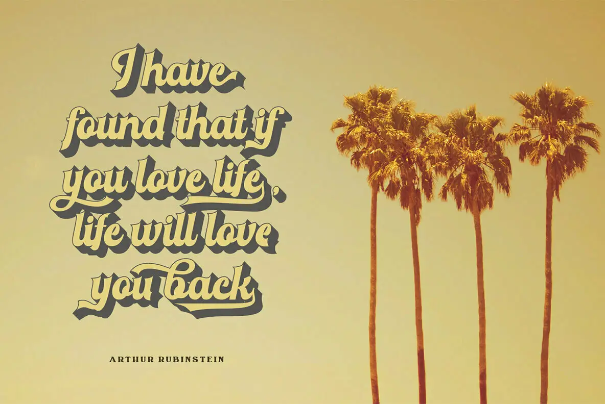 Stay Retro Font - YouWorkForThem