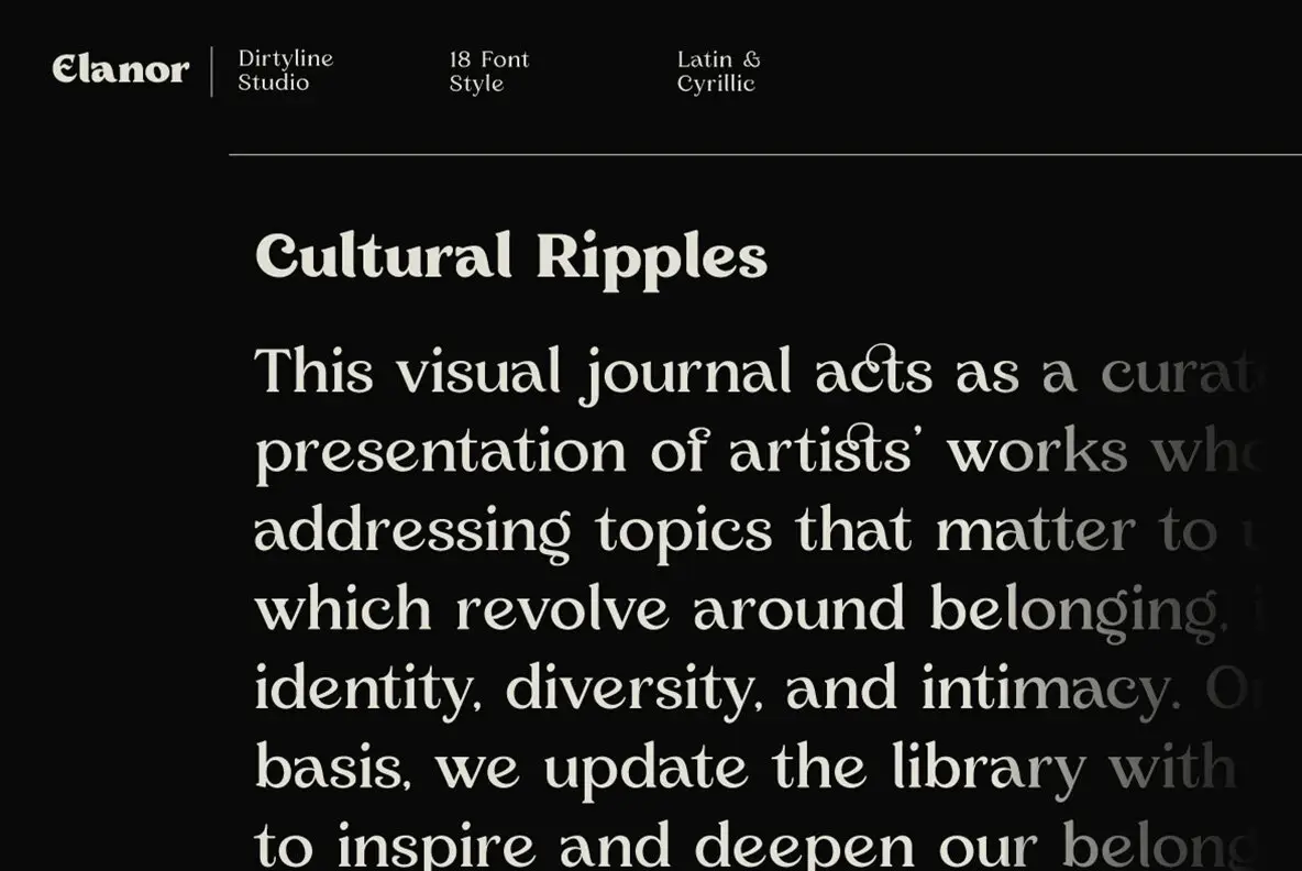 Elanor Font - YouWorkForThem