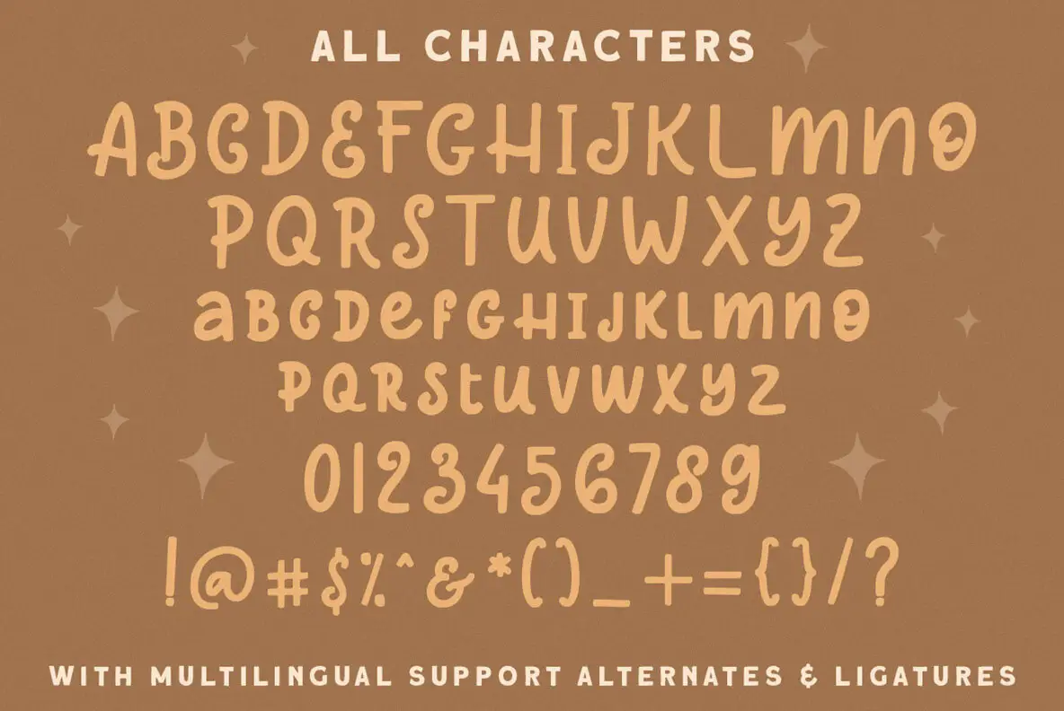 Asterluck Font - YouWorkForThem