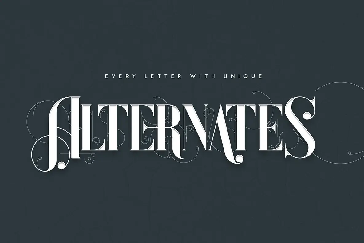 Unique Font - YouWorkForThem