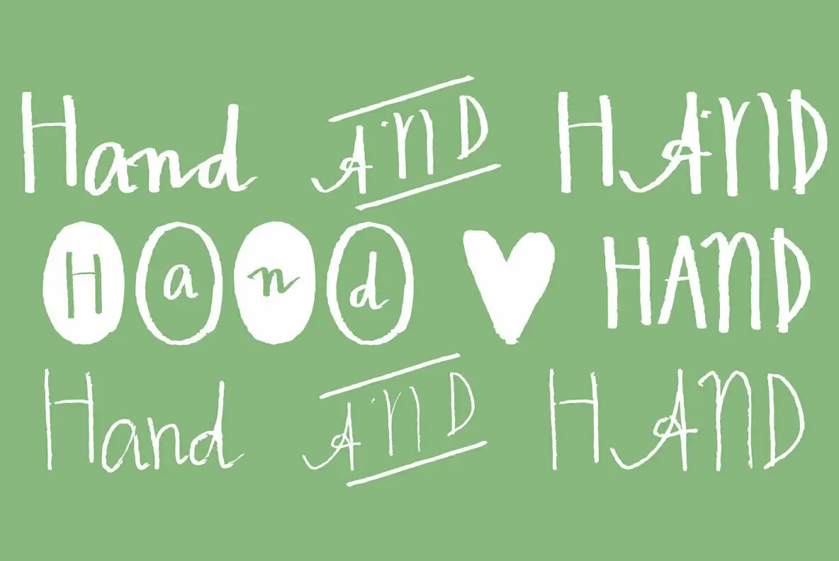 Hand of Hannah Font - YouWorkForThem