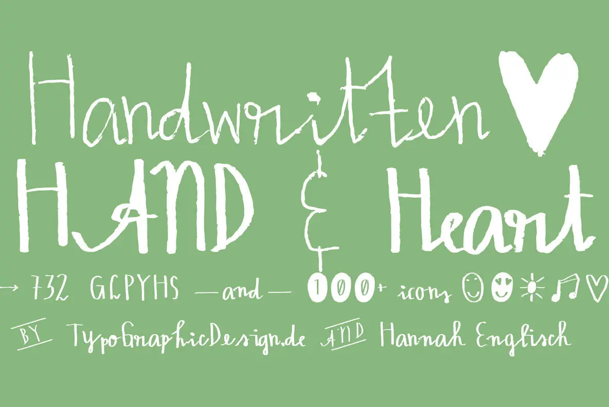 Hand of Hannah Font - YouWorkForThem