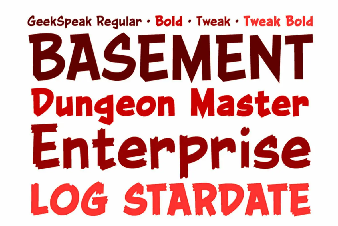 Geek Speak Font - YouWorkForThem