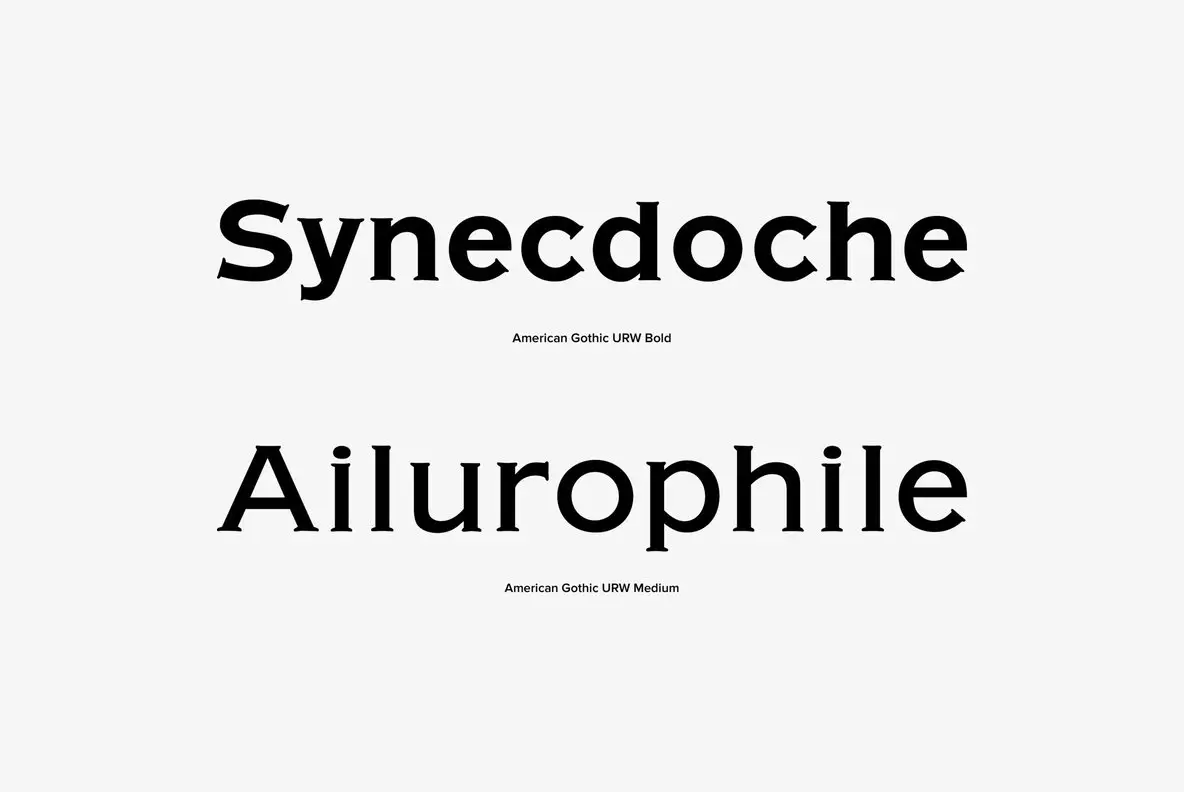 American Gothic Font - YouWorkForThem