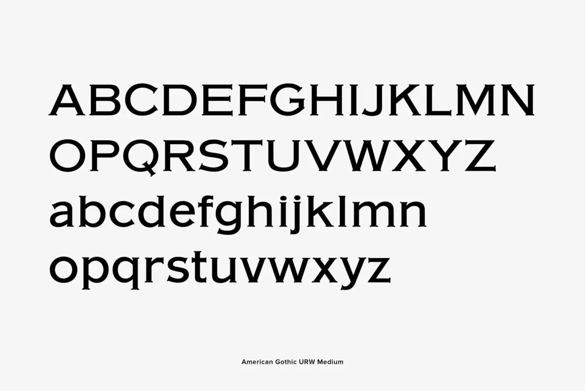 American Gothic Font - YouWorkForThem