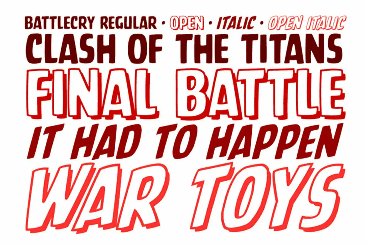 Battle Cry Font - FontPath