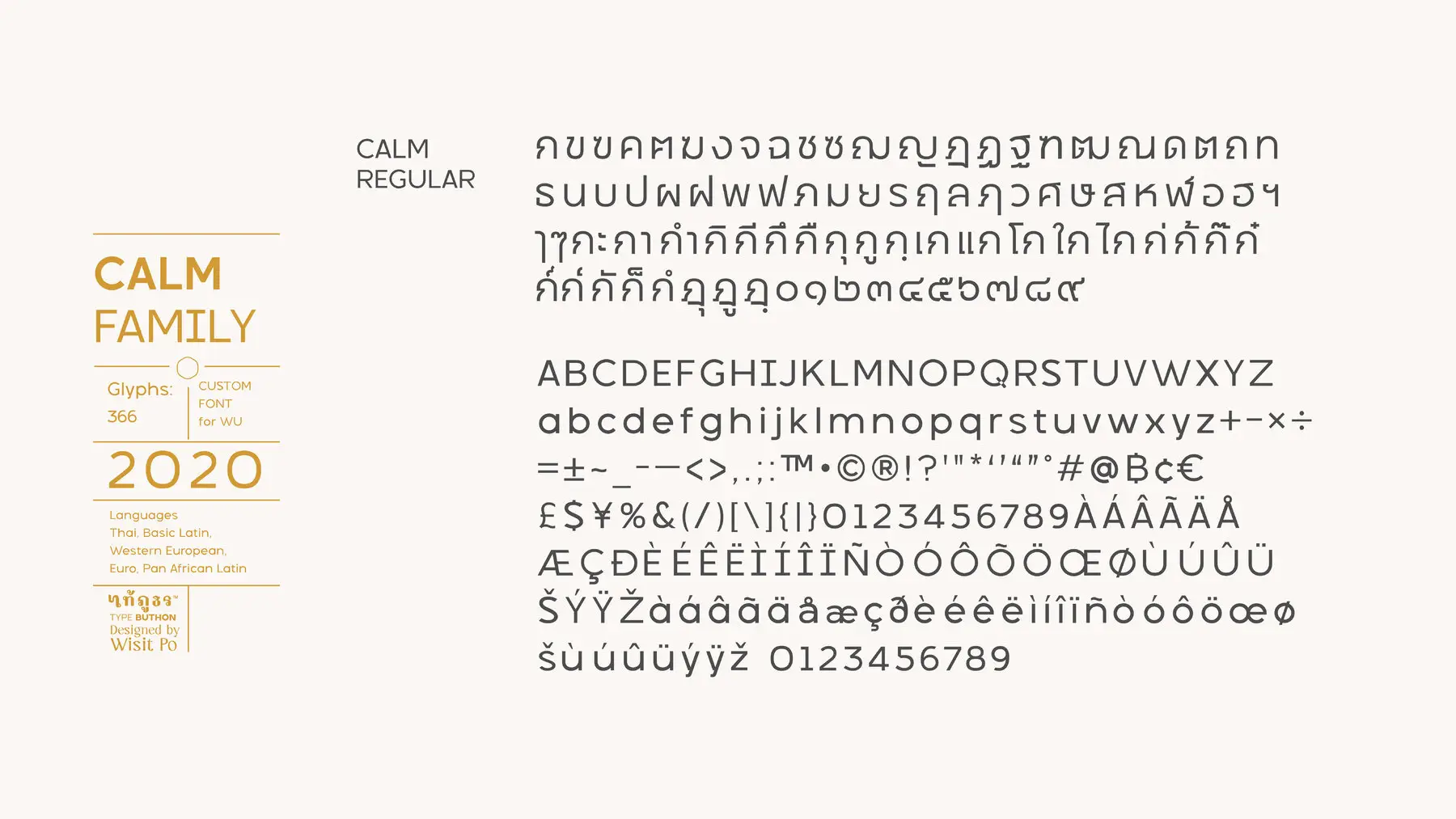 CALM Font - YouWorkForThem