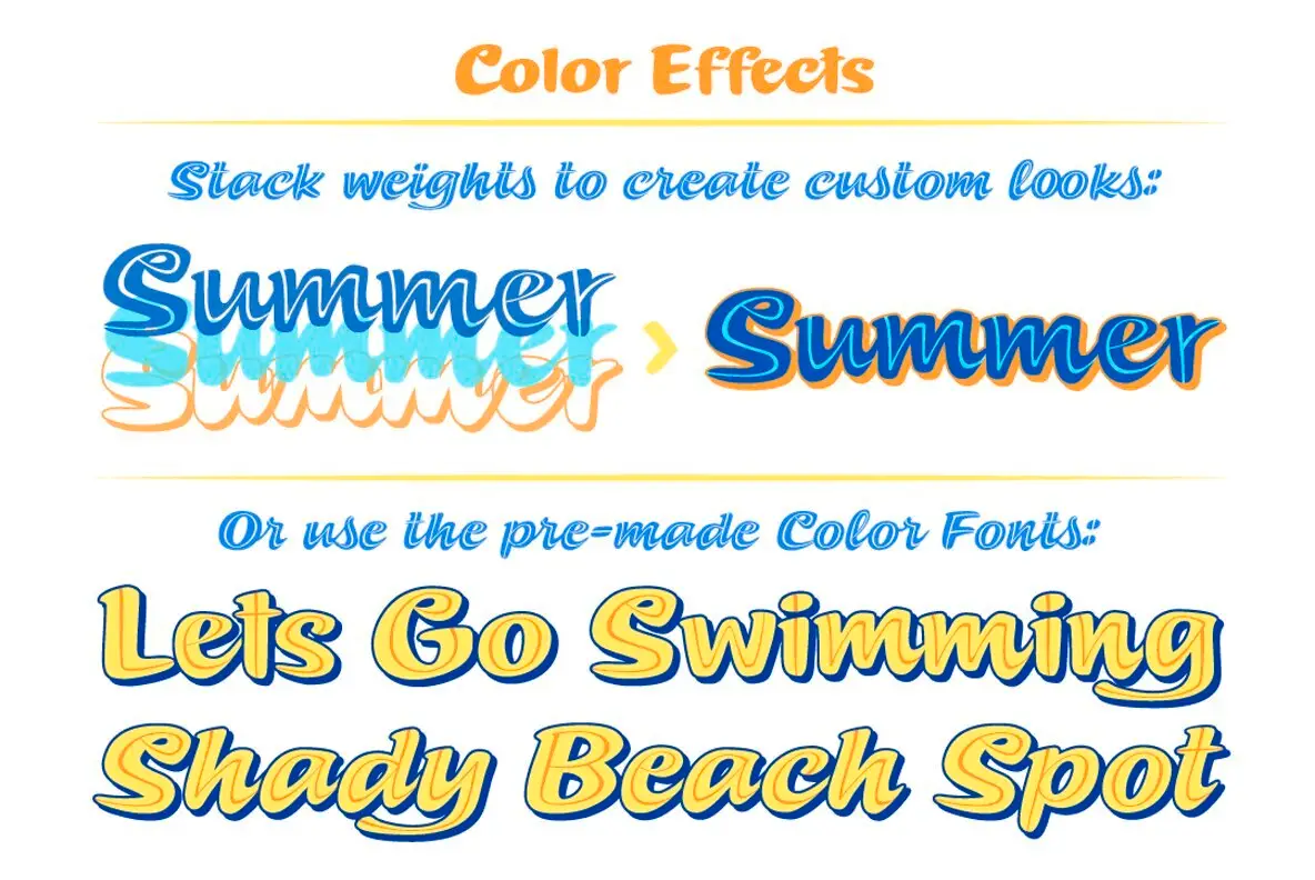 Summer Fling Font - FontPath