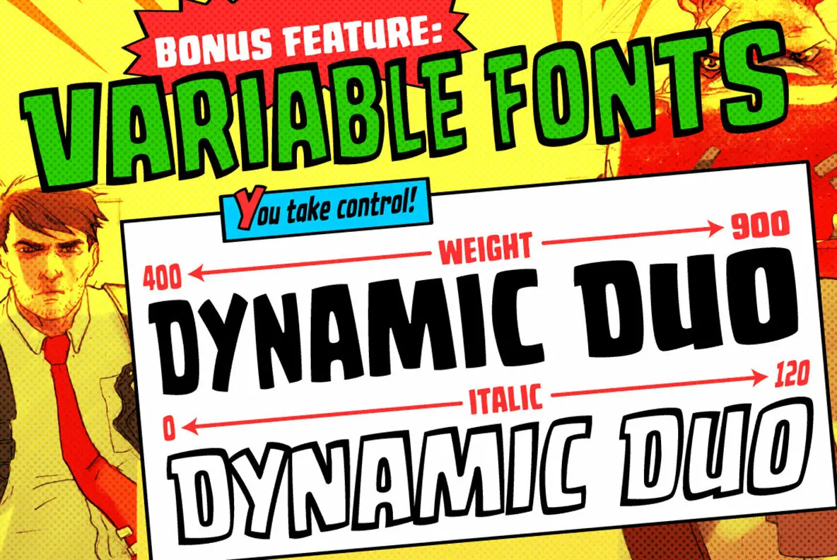 Dynamic Duo Font - YouWorkForThem