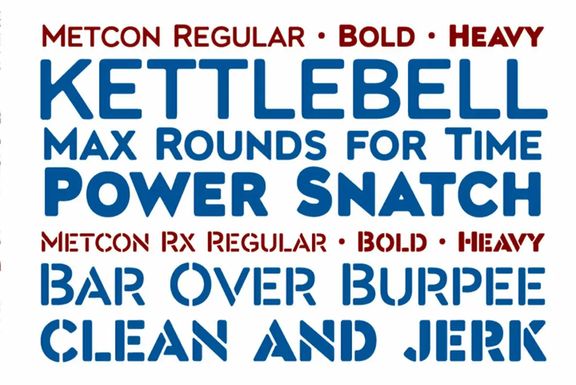 Metcon Font - FontPath