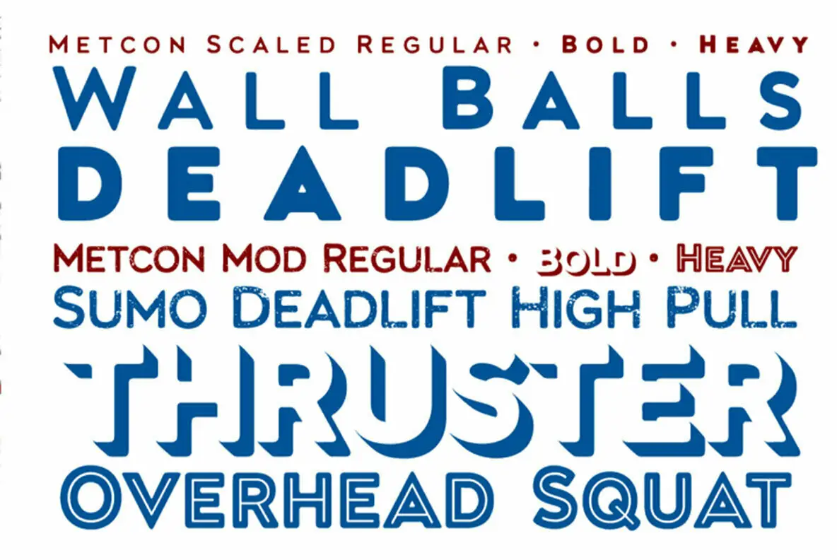 Metcon Font - FontPath