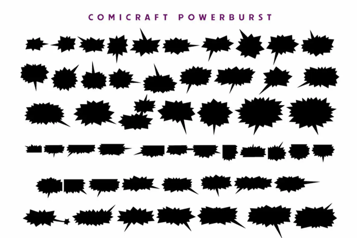 Comicraft Powerburst Font - FontPath
