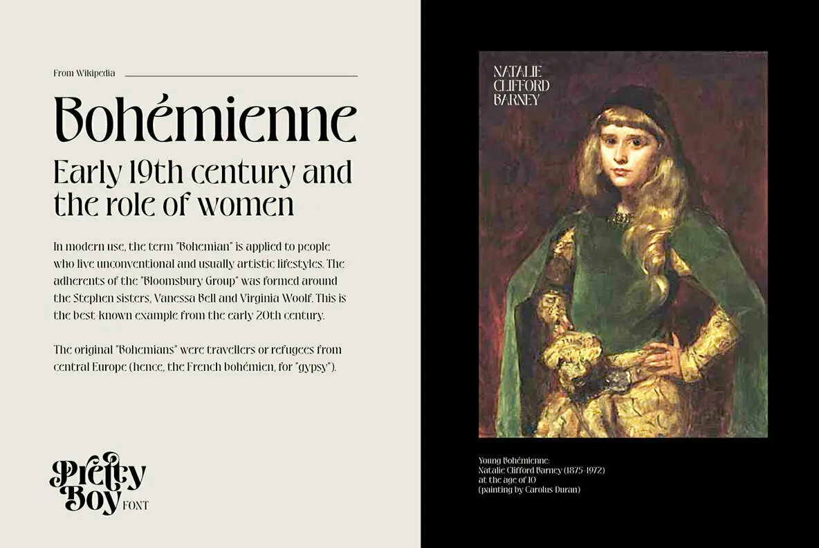 Pretty Boy Font - YouWorkForThem