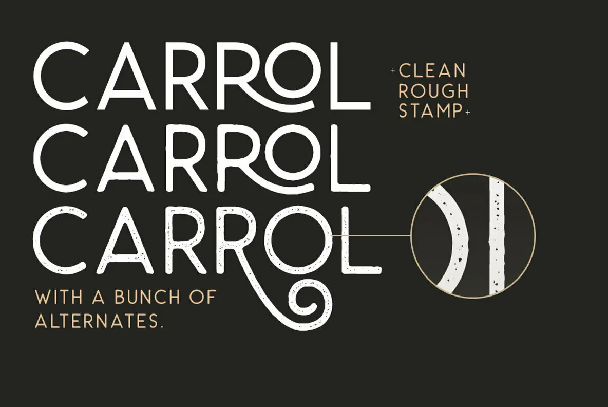 Carrol Wild Font - YouWorkForThem