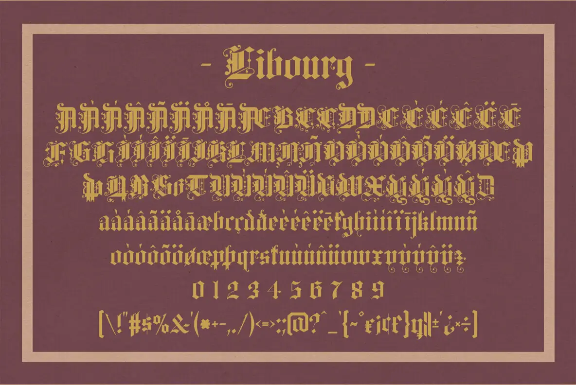 Libourg Font - FontPath