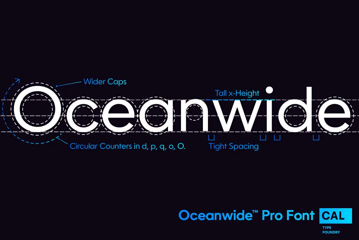 Oceanwide Pro Font - FontPath