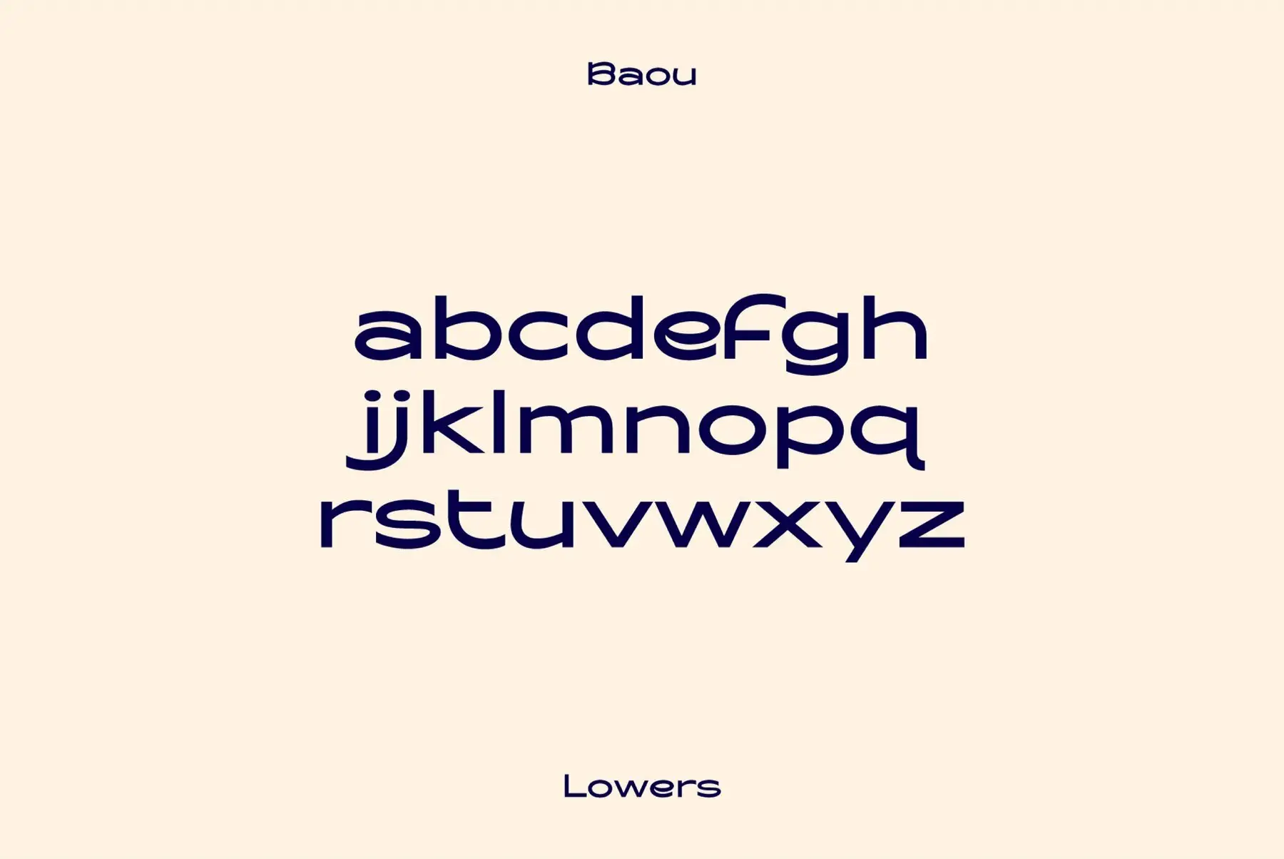 Baou Font - YouWorkForThem
