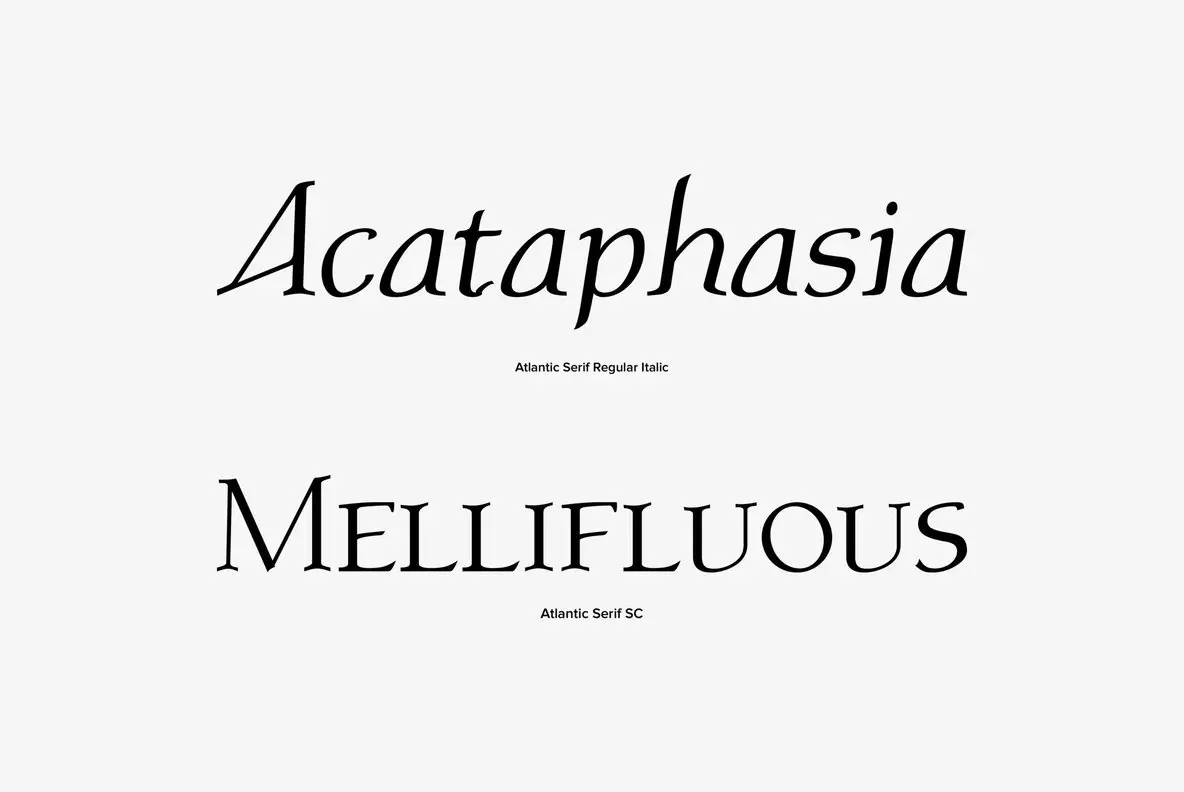 Atlantic Serif Font - FontPath