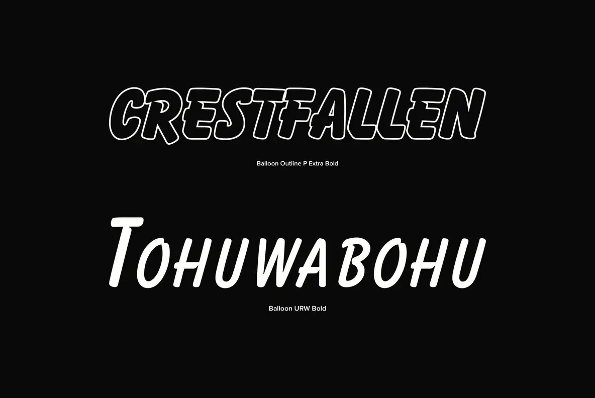 Balloon Font - FontPath