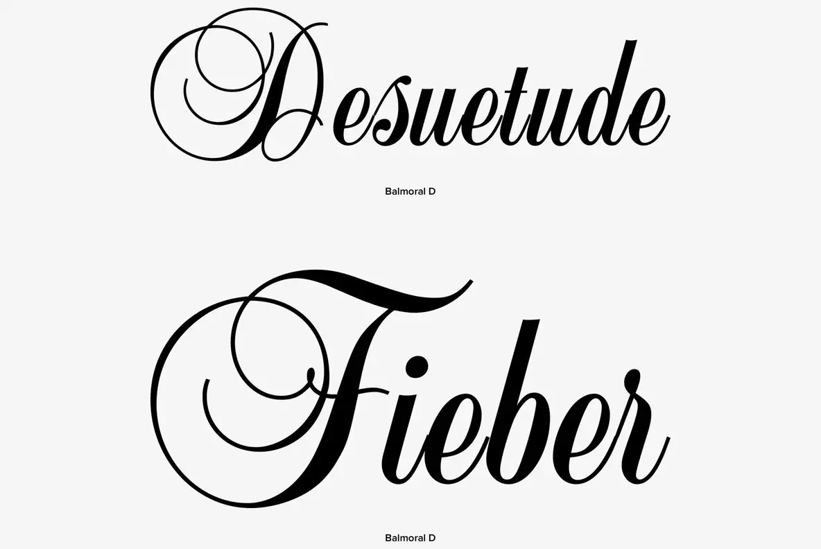 Balmoral Font - FontPath