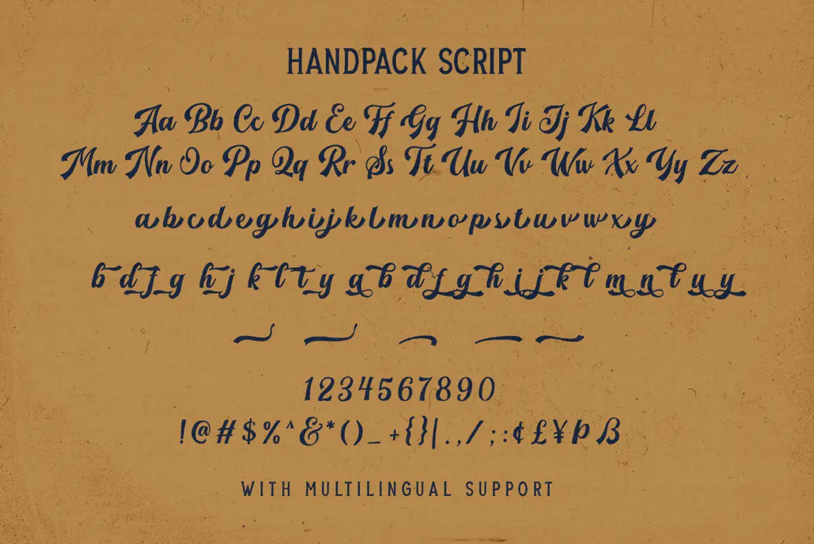 Handpack Font - YouWorkForThem